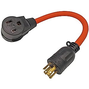 Fullsky FC-L43651 generator welder Generator 4 prong to 3 prong adapter Male L14-30P to Female 6-50R Welder Adapter, Welder Heavy Duty Adapter generator adapter