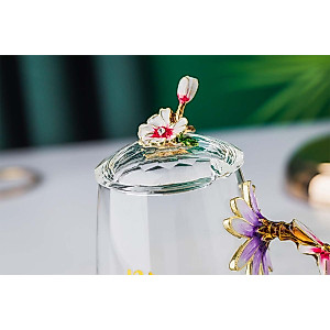 Luka Tech Mothers Day Gifts For Mom ,Daisy Flower Glass Tea Cups Best Mom Ever Gift, Birthday Gifts For Mum Grandma From Daughter Son