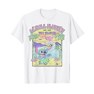 Disney Lilo & Stitch Aloha Hawaii Come Visit The Islands T-Shirt