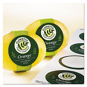 Avery 2" Glossy White Round Labels, Sure Feed, Full Bleed --Print to the Edge, 120 Thank You Labels (22807)