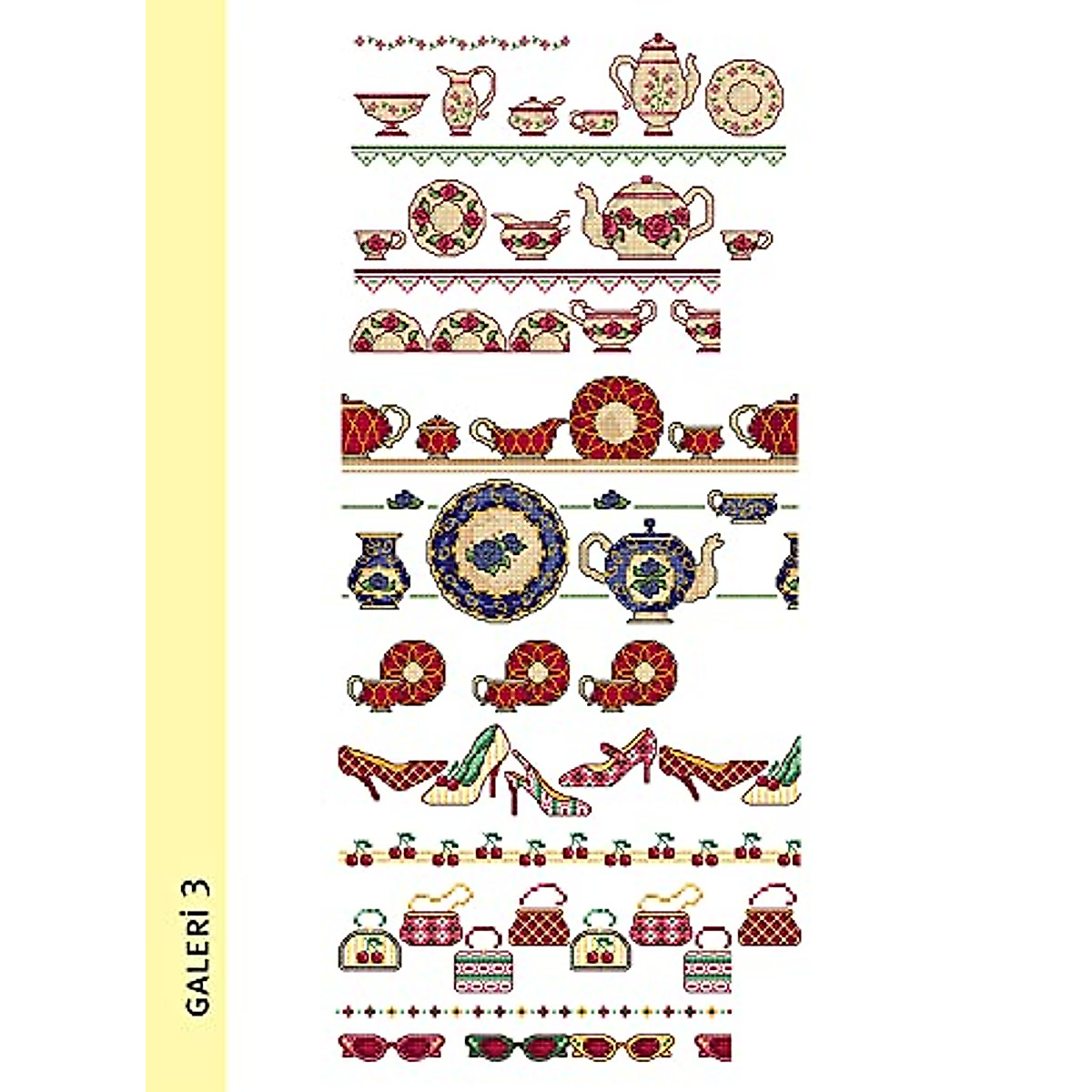 Cross Stitch Motif Series 3: Borders: 300 New Cross Stitch Motifs