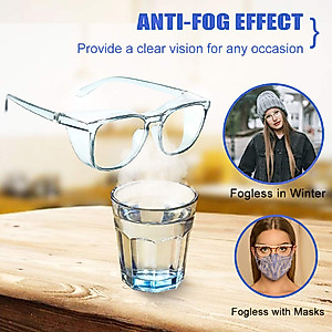 Dollger Safety Glasses Anti Fog Protective Goggles Eye Protection Glasses Safety Goggles
