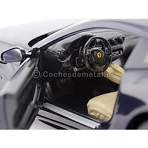 Hot wheels BCJ73 Ferrari F12 Berlinetta Blue 1/18 Diecast Model Car by Hotwheels