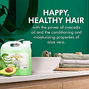 Dominican Magic Detangler Avocado Conditioner - Hair Conditioner for Women, All Natural Hydrating Conditioner, Coconut Infused Suitable for All Hair Types, 1 Gal