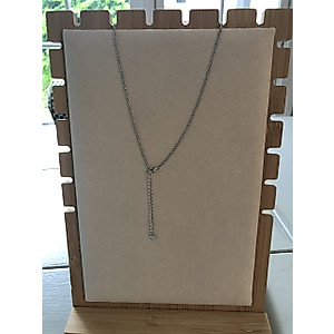 Hit Happy Sleek Pickleball Pendant Necklace (Black)