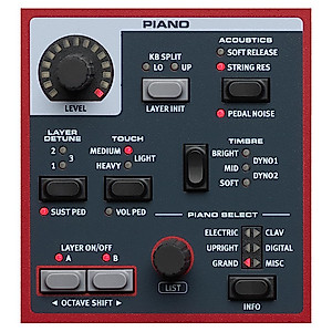 Nord Piano 5 88-Key Digital Piano Bundle with Nord Keyboard Stand, Adjustable Bench and 6-Feet 1/4-Inch TRS Cables (2-Pack) (5 Items)