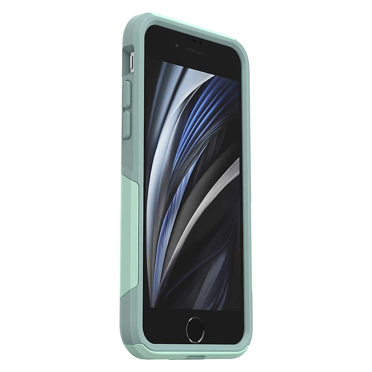 OtterBox iPhone SE 3rd & 2nd Gen, iPhone 8 & iPhone 7 (Not Compatible with Plus Sized Models) Commuter Series Case - OCEAN WAY (AQUA SAIL/AQUIFER), Slim & Tough, Pocket-Friendly, with Port Protection