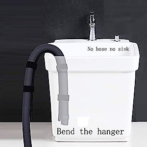 YYST Flexible Laundry Tub Washing Machine Discharge Hose Clip Hose Holder (1)