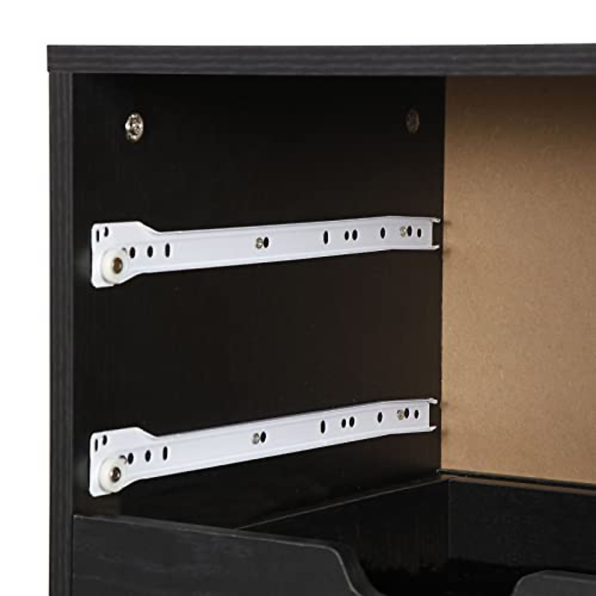 MAXCBD Nightstand Bedside Table Drawer Cabinet 5 Drawer Home Office Cabinet Storage Cabinet Storage Organization Bedroom Big Storage Space with 5 Drawer Storage Tower Dresser