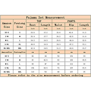 ft FENTENG 2-pack Women's Satin Pajamas Set Slip Sleepwear Cami Top with Elastic Waist Shorts Nightwear (White+Blue,L)