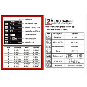 yise-O0594 New for Digital Laser Distance Meter Camera USB Recharge Portable Colorful Screen Range Finder Rangefinder SW-S80 S120 SW-S80