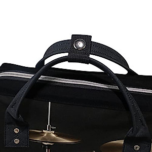 Junior Drum Kit Set in Dark Background Diaper Bag Large Multi-Function Waterproof Travel Bag, Durable Nappy Bag Zipper Casual School Backpack for Mom Dad