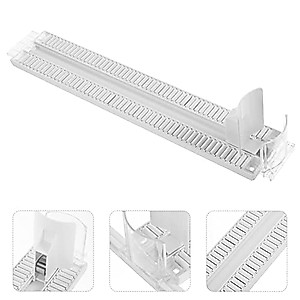 Drink Organizer for Fridge Plastic Pusher Tray Rack Automatic Vending Machine Sliding Organizer Fast Pusher Glide Pull Out Cabinet Shelf Drink Holder Refrigerator Drink Holder
