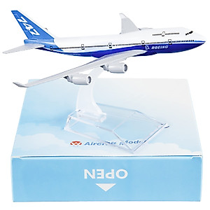 Busyflies Model Airplane 1:400 Diecast Airplanes Model Aircraft Metal Boeing 747 Plane Alloy Model for Birthday Gift