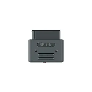 8BitDo SNES SFC Wireless Bluetooth Retro Receiver Adapter Compatible with DualShock 3, DualShock 4, Wiimote, Wii U Pro, Switch Joy-Cons, Switch Pro Bluetooth Controllers