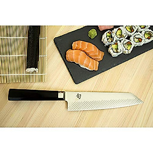 Shun Cutlery Dual Core Kiritsuke Knife 8”, Master Chef's Knife, Ideal for All-Around Food Preparation, Authentic, Handcrafted Japanese Knife, Professional Chef Knife