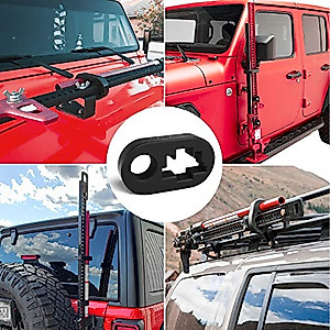 SEVEN SPARTA Base Stand & Handle Keeper Compatible with Hi Lift Jack Accessories Handle Bar Protector