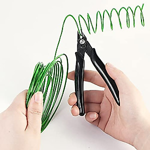 Sanlykate Bonsai Training Wire Kit, 9 Roll Tree Training Wires 295.27 Feet Total, 1.0mm, 1.5mm, 2.0mm Anodized Aluminum Wire Set, Hold Plant Branches Trunks - Green