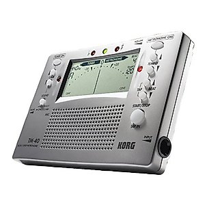 Korg TM40 Large Display Digital Tuner and Metronome