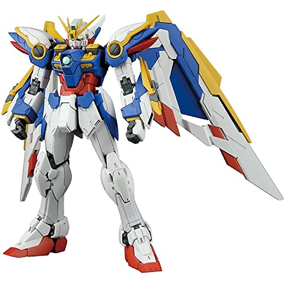 Bandai Hobby BAN203222 RG 1/144#20 Wing Gundam Ver EW Gundam Wing Action Figure, Multicolor, 8"