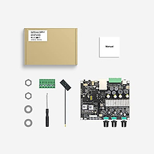 Subwoofer Amplifier Board, Arylic WiFi & Bluetooth 5.0,50W2 Stereo Pair + 100W Sub Class D Stereo Amplifier,Multiroom/multizone Home Audio Amplifier Board for DIY Speaker-Up2stream Amp 2.1