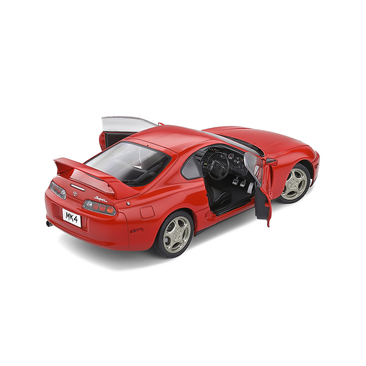 Solido S1807601 1:18 1993 Toyota Supra Mk.4 (A80) -Renaissance Red Collectible Miniature car for unisex-adult
