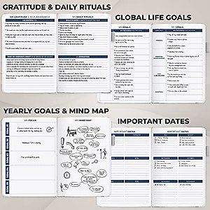Clever Fox Daily Planner 2nd Edition – Undated Time Block Task Organizer with Hourly Schedule & To-do list – A5, 6 Months (White)