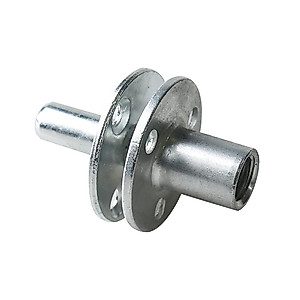 lasenersm 1 Piece Cold Rolled Steel M12 Bed Post Connector Bed Column Bedpost Connector Screw-in T-Nut Bedpost Connector Screw Butt Nut for Furniture Hardware Fittings