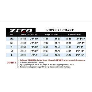 ZCCO Kids Short Wetsuits 2.5mm Children's Neoprene Suit Short Sleeve, Youth Boy's and Girl's One Piece Shorty Wetsuit for Diving,Swimming,Surfing Water Sports(DK-BK-L)