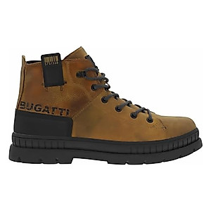 bugatti Men's Denim Boots, Yellow, 12.5