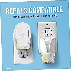 Febreze Odor-Fighting Fade Defy PLUG Air Freshener, Linen & Sky, Starter Kit & (2) .87 fl. oz. Oil Refills