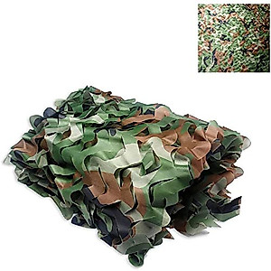 FullLit Camo Netting, Camouflage Netting, Hunting Blind Camo Net, Army Party Decorations, Sunshade Fence Nets, Lightweight, Bulk Roll, Mesh, Great for Camping, Shooting, Photograph, Car Cover, Outdoor