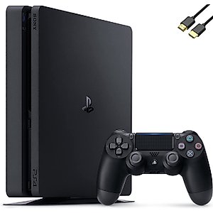CYOIDAI Newest Playstation 4 1TB Slim PS4 Gaming Console, Wi-Fi 5, Bluetooth 4.0 with U Deal HDMI (Renewed)