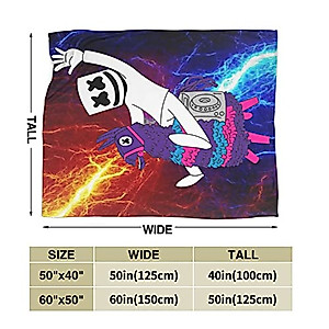 WKSFHCSG Blanket Flannel Picnic Throw Blanket All Season Plush Decor Sofa Comfort Warm Throw Teens Adults Blanket for Bed Living Room 50'' x 40'' -1