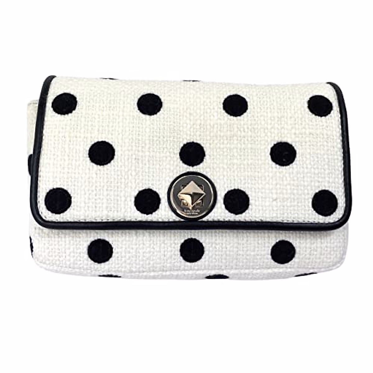 Kate Spade New York Natalia Polka Dot Embroidered Cream Multi Crossbody