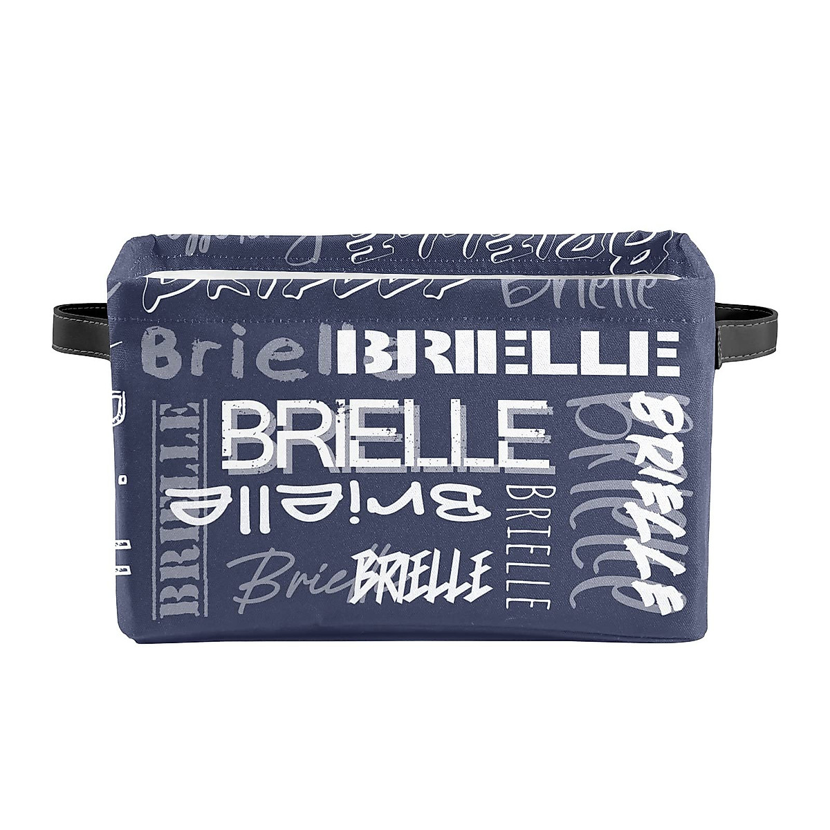 ZAACUSTOM Personalized Storage Bins with Name Custom Kids Storage Basket Cubes Organizer with Handles for Organizing Boys and Girls Toys Shelf Closet Nursery Baskets Boxes, 1 Pack