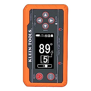 Klein Tools 935DAGL Digital Level Angle Finder with Programmable Angles, Measures 0 - 90 and 0 - 180 Degree or Dual Axis Bullseye Ranges