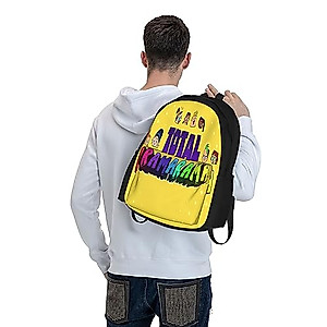 NALCKA Total Anime DramaRama Backpack with Large Capacity Laptop Backpack Business Daypack Adjustable Shoulder Strap Bookbag 16.5 inch