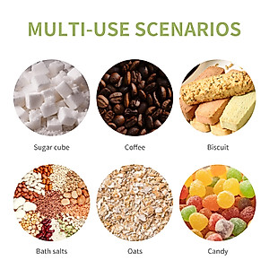 Airtight Food Storage Containers, Glass Storage Canister with Wooden Spoon and Lids ,15OZ Glass Jars with Lids,Glass Jar for Serving Bath Salt Sugar Spice Coffee Tea Cereals Condiment Food (1 set)