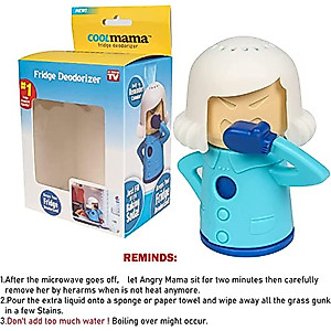 Spardar Chilly Mama Fridge Deodoriser, Refrigerator Odor Absorber Freezer Fridge Odor Eliminato, The Fun and Easy Way to Absorbs Odors with Amazing Results, Just Add Baking Soda to Absorb