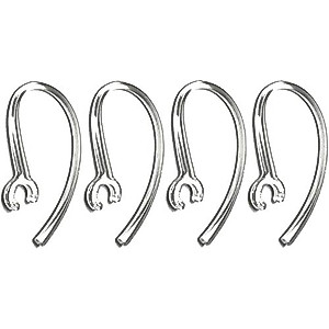 4pcs (C-MT) Replacement Earhooks Earloops Compatible with Plantronics Explorer 80 110 120 500, Voyager 3200 3240 Edge, M25, M70,M90,M95,M100,M155,Marque 2 M165, and Discovery 925 975 975SE Headsets