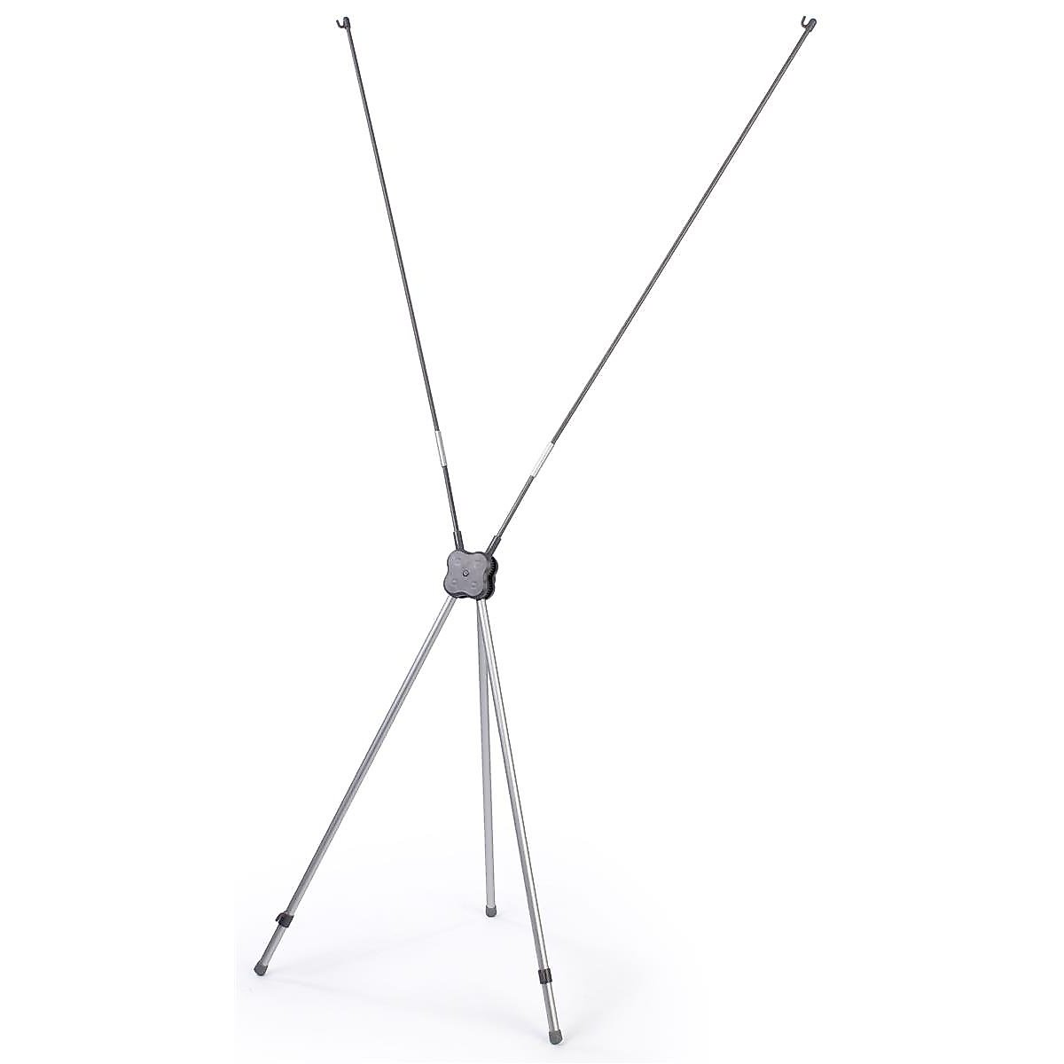 Portable X Banner Stand with Hooks for Grommets, Adjustable - Graphics NOT Included
