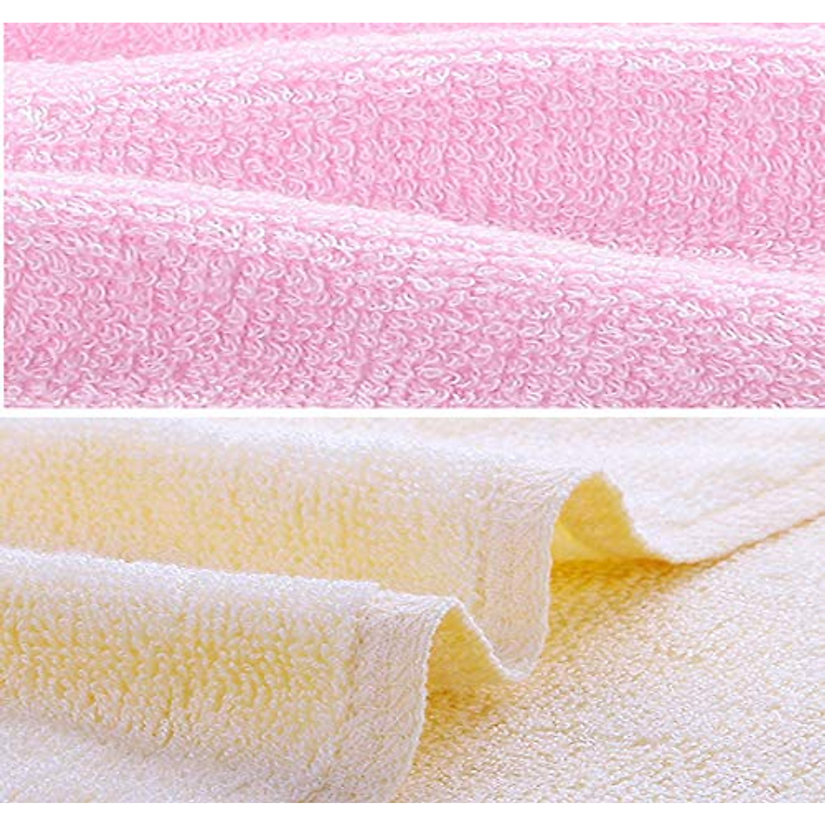 YiYaYo Absorbent Washcloths Bamboo Towel Set 10 Pack for Bathroom-Hotel-Spa-Kitchen Multi-Purpose Fingertip Towels & Face Cloths 12'' x 12''