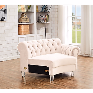 Legend Vansen Curved Modular Sectional Sofa,Velvet Couch with Rolled Arms,4-Seater Semicircle Couch Suitable for Living Room and Bedroom