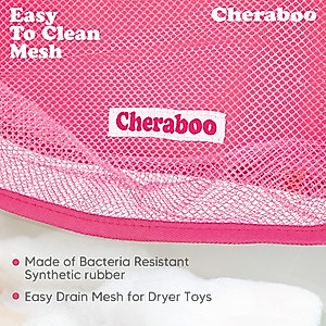 CHERABOO Bath Toy Storage, Hurley Hippo Bath Toy Holder, Bath Toys for Toddlers 1-3, Bathroom Toy Storage, Bathtub Organizers and Storage, Bath Toy Basket, Bath Toy Organizer