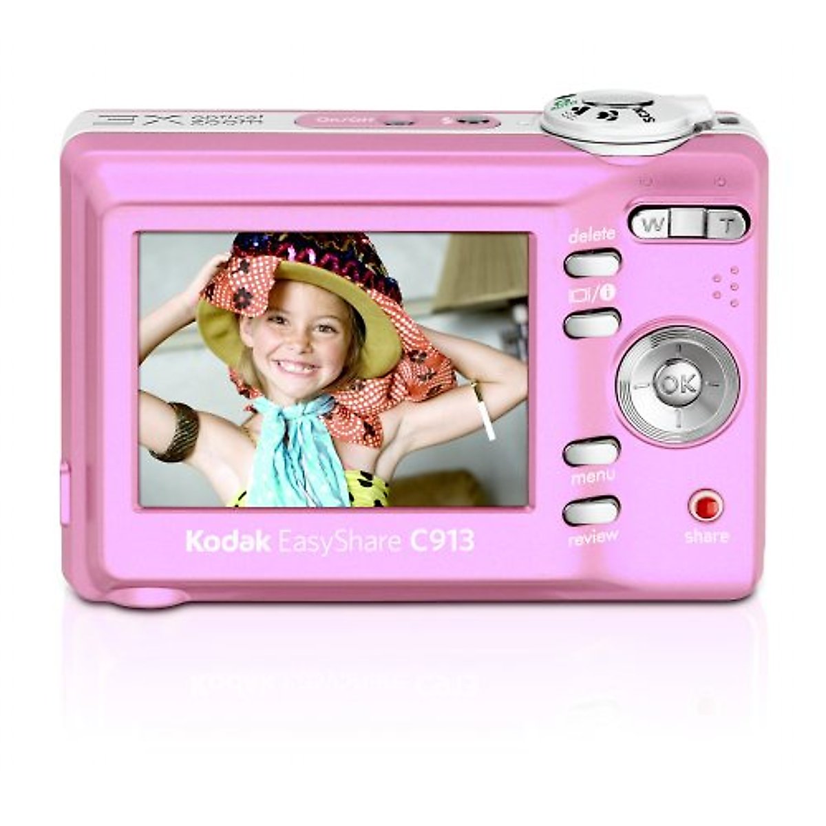 Kodak Easyshare C913 9.2 MP Digital Camera with 3xOptical Zoom (Pink)