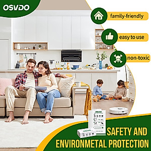 Mouse & Insect Glue Trap for Indoor, 10 Pack Mouse Traps for Home, Sticky Pest Control Adhesive Tray for Catching Rats, Rodents, Bugs, Non Toxic Pre-Baited Glue Boards