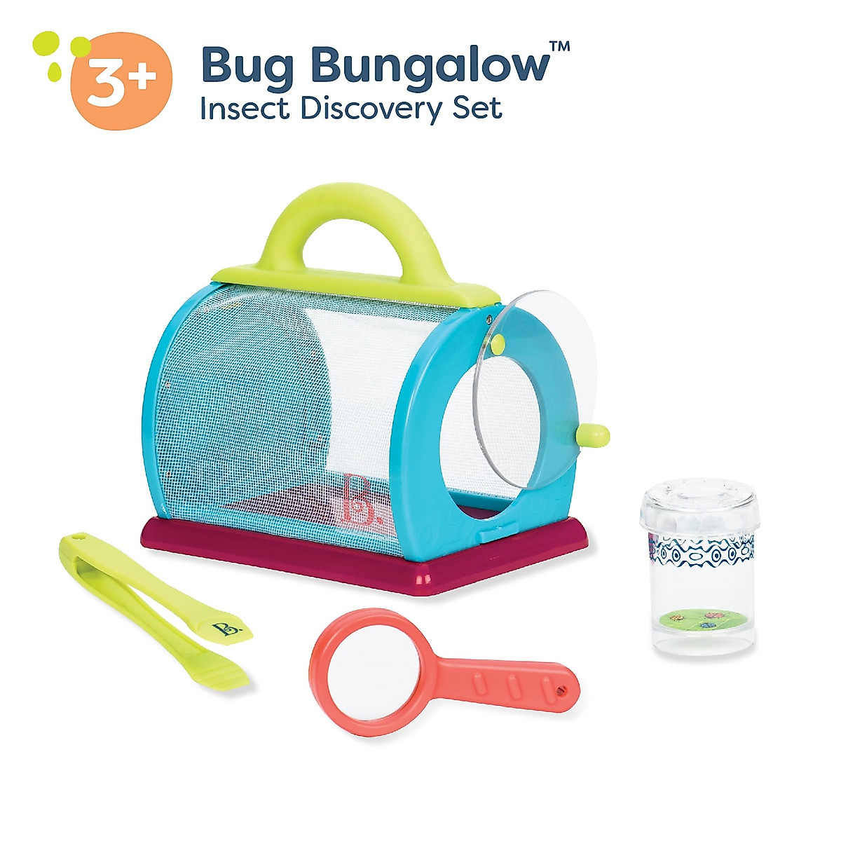 B. toys- Bug Bungalow- Bug Catching Kit- Sports & Outdoors- Insect Catching Set- Summer Toys- Educational & Developmental – 3 Years +