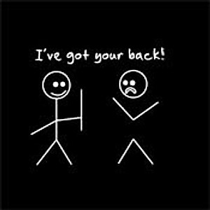 I Got Your Back Graphic Novelty Sarcastic Funny T Shirt XL Black