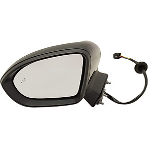 Kool Vue Driver & Passenger Side Power Heated Mirrors for Chevrolet Cruze 2016-2019 Manual Fold With Signal Light & Blind Spot Monitor Paintable